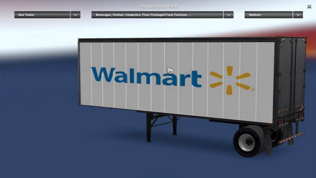 Wallbert – Wallmart Trailer Skin Mod (3) - American Truck Simulator mod ...
