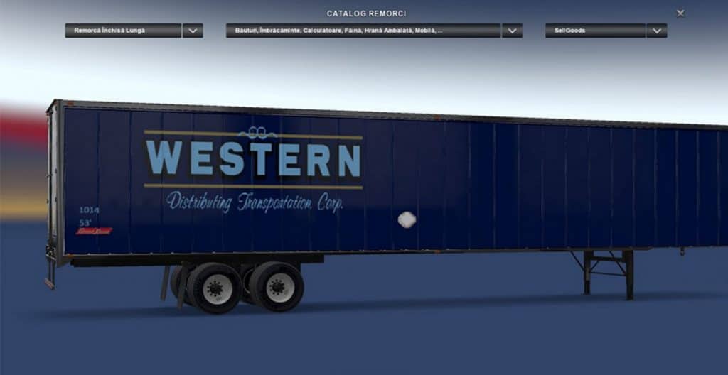 Western Trailer Mod (2) - American Truck Simulator mod | ATS mod