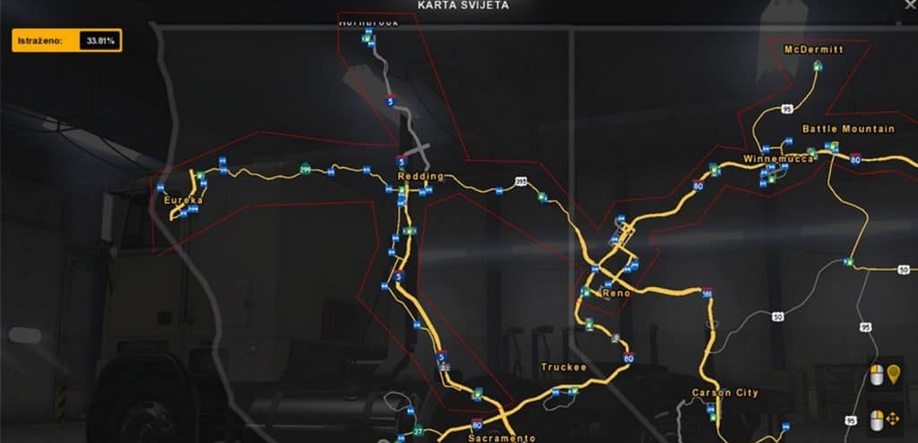 ATS MHA Pro Map v 1.2 for ATS (2) - American Truck Simulator mod | ATS mod