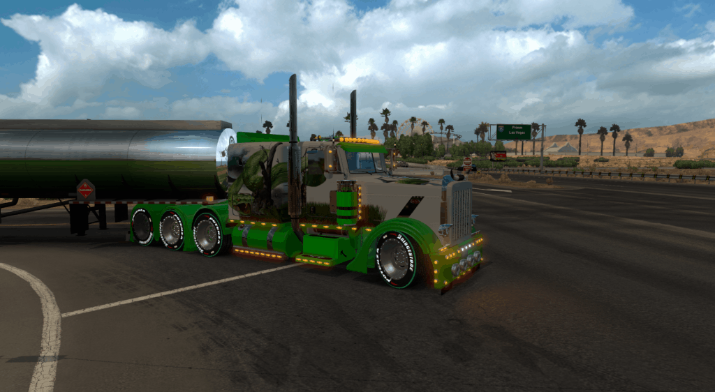 ATS. T-D-S peterbilt 389 Snake skin (2) - American Truck Simulator mod | ATS mod