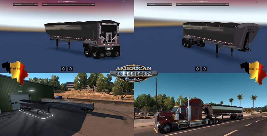 American Tipper Trailer Mod | American Truck Simulator Mod