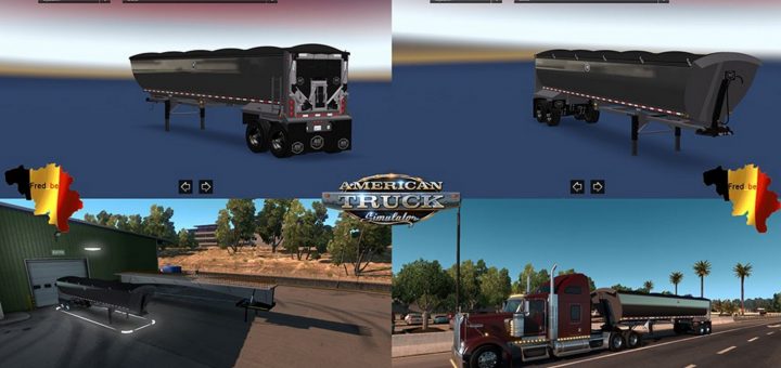 Custom Wilson Flatbed Ownable v2.5 1.34.x Trailer ATS - American Truck ...