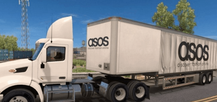 Double Trailer ATS Sn4k3r Edit Mod - American Truck Simulator mod | ATS mod