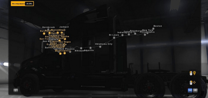 FULL MAP OF AMERICA (USA) V1.0 MOD | American Truck Simulator Mod