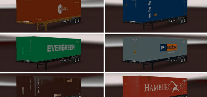 Custom great dane reefer Trailer | American Truck Simulator Mod