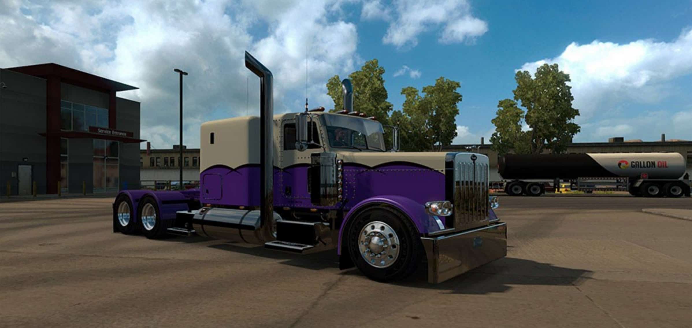 Custom Purple and White Skin Mod for Viper’s Peterbilt (2) - American ...
