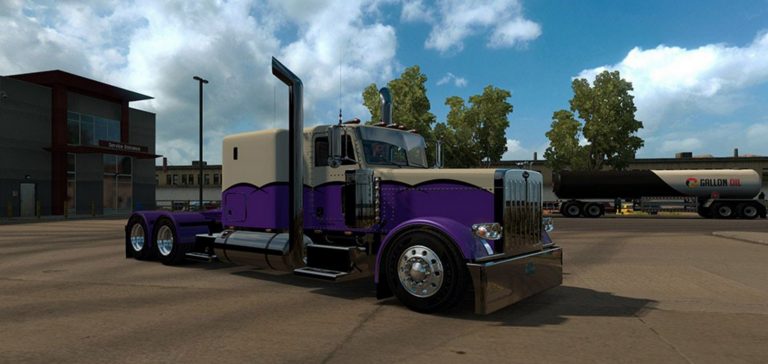 T-D-S peterbilt 389 Deadpool Skin - American Truck Simulator mod | ATS mod