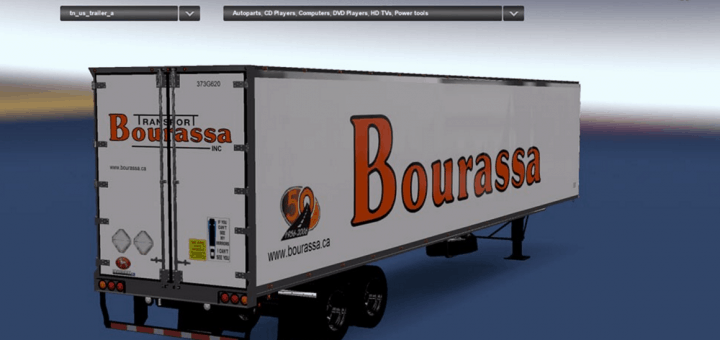 Car trailer caravan - American Truck Simulator mod | ATS mod