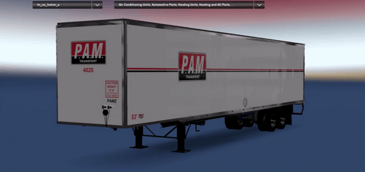 Rogers FG65L Coil Trailer Ownable 1.34 Mod ATS - American Truck ...