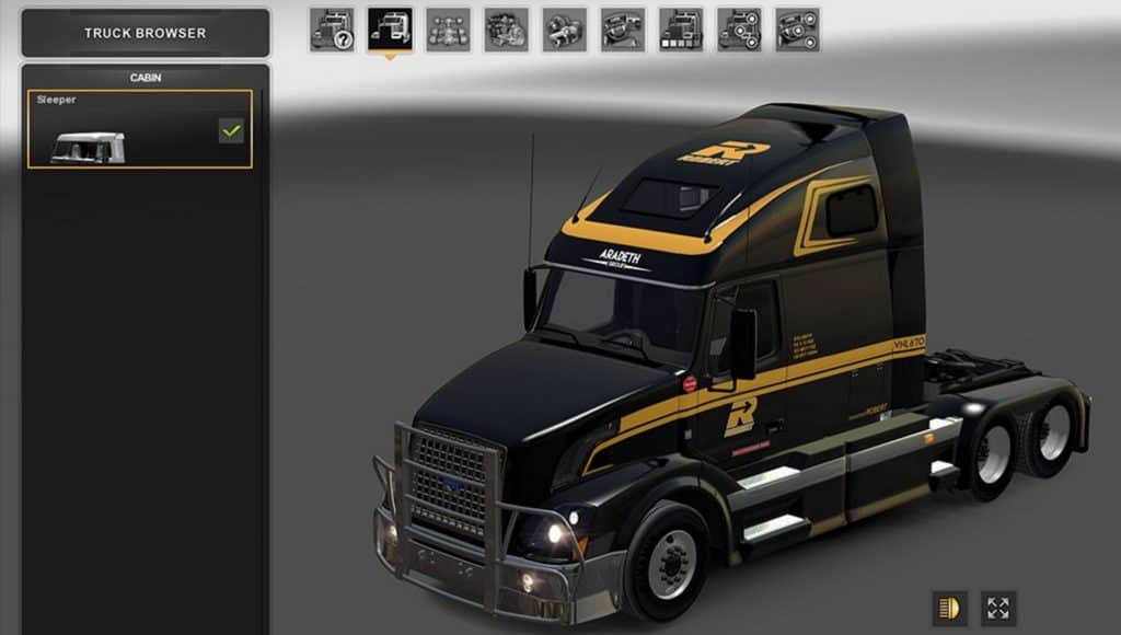 Groupe Robert (Robert Transport Canada) Black VNL670 Skin | American ...