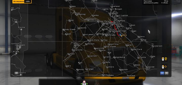 Coast to Coast Map v 1.5 for ATS - American Truck Simulator mod | ATS mod