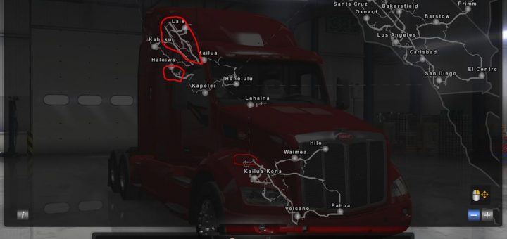 Island Map v0.2.0 - American Truck Simulator mod | ATS mod