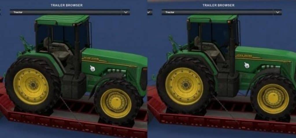 John Deere tractor logo fixed Mod - American Truck Simulator mod | ATS mod