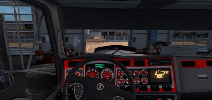 SCS Cascadia custom digital dashboard v1.0 - American Truck Simulator ...