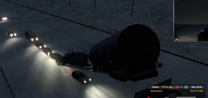 ATS Train Mod - American Truck Simulator mod | ATS mod