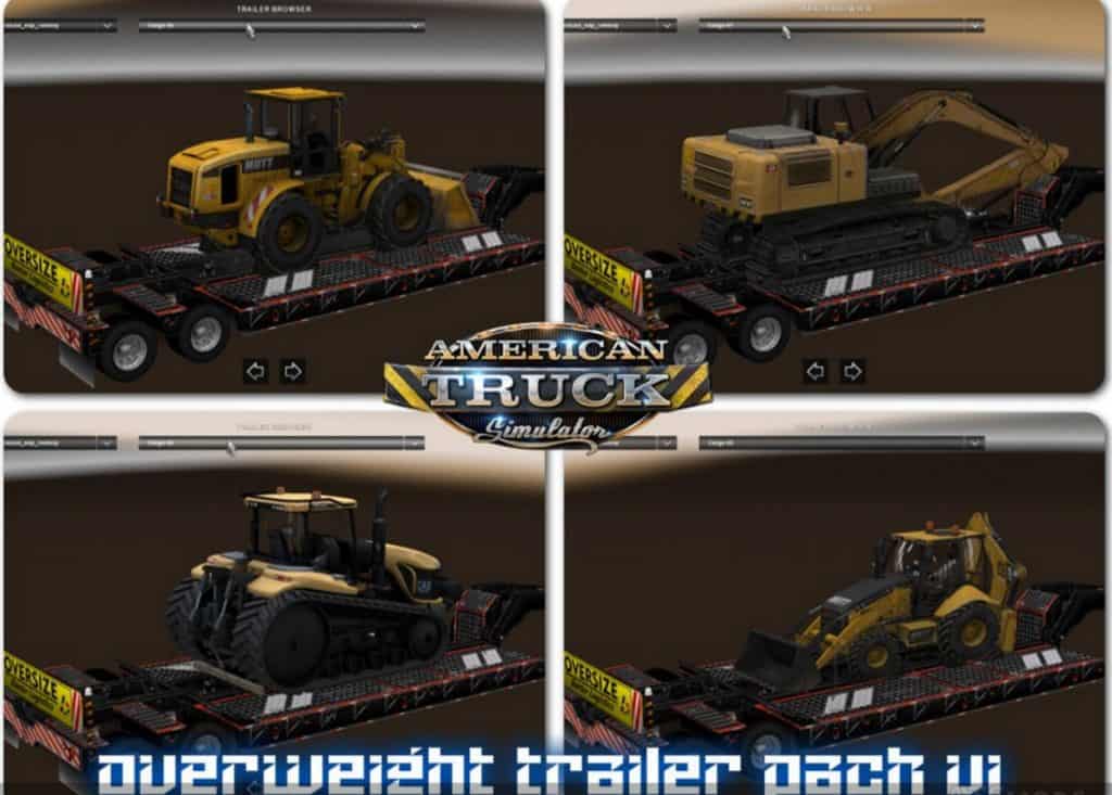 Overweight Trailers Pack v 1.0 for ATS (3) - American Truck Simulator ...