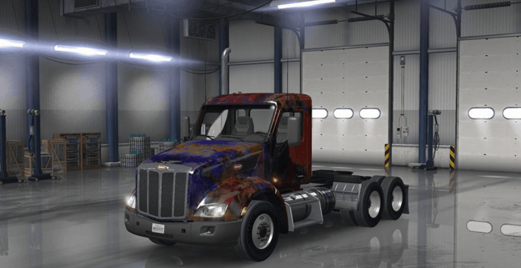 Peterbilt 579 Abstract Skin - American Truck Simulator mod | ATS mod