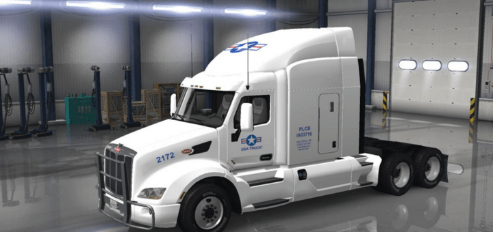 Peterbilt 579 Lines Skin for ATS - American Truck Simulator mod | ATS mod