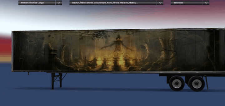 Big DHL long box trailer Mod - American Truck Simulator mod | ATS mod