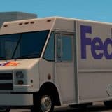 Real FedEx and UPS package van skins Mod | American Truck Simulator Mod
