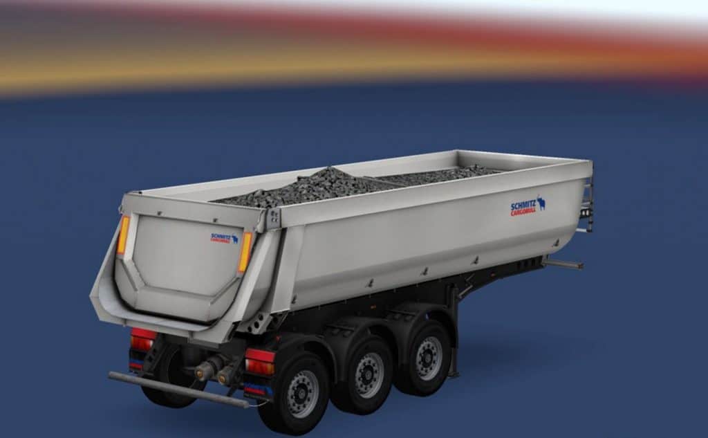 Schmitz Tipper Trailer for ATS (2) - American Truck Simulator mod | ATS mod