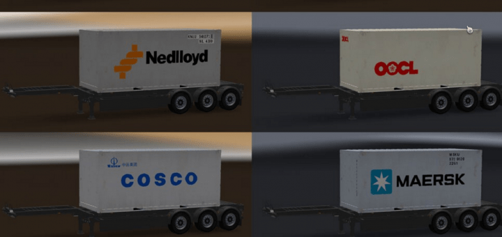 TSA Australian Drop Deck Trailer Skins v1.0 - American Truck Simulator ...