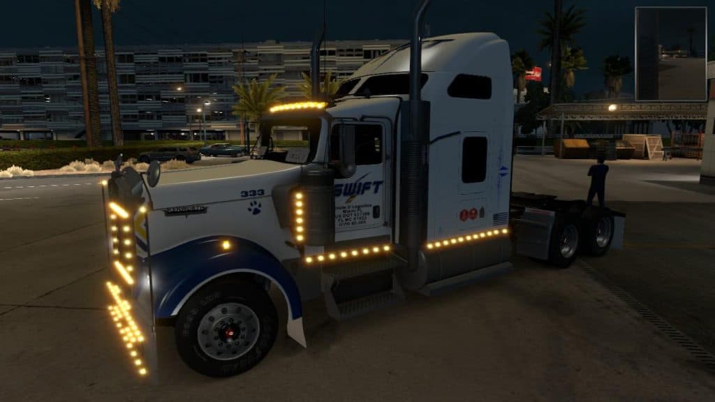 UNCLE D LOGISTICS SWIFT TRUCKING KENWORTH W900 SKIN MOD 9 - American ...