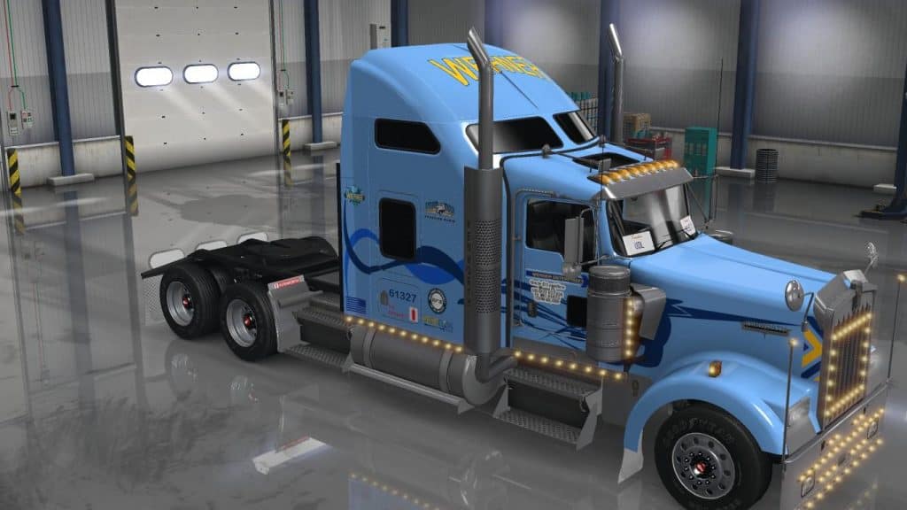 UNCLE D LOGISTICS WERNER TRUCKING KENWORTH W900 SKIN MOD 3 - American ...