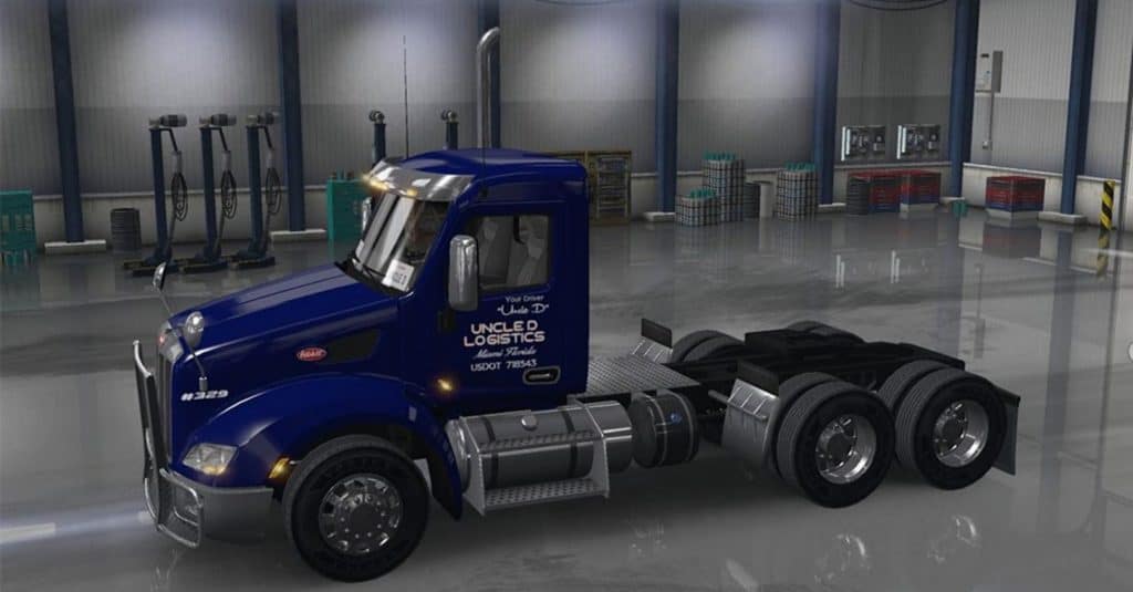 Uncle D Logistics Peterbilt 579 Skin Mod (2) - American Truck Simulator ...