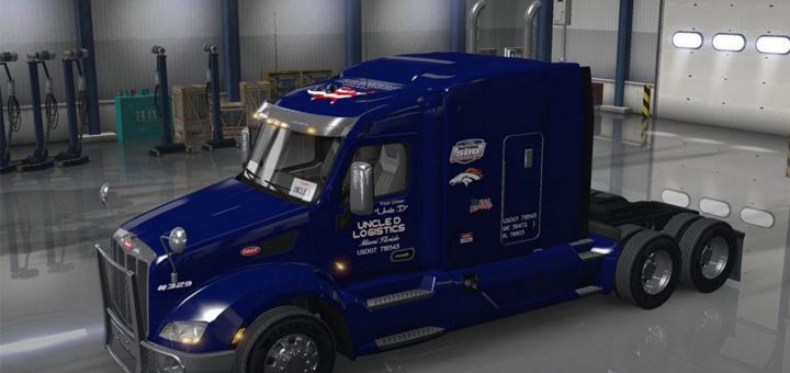 PETERBILT 579 TRUCK WALLBERT TRANSPORTATION LLC SKIN - American Truck ...