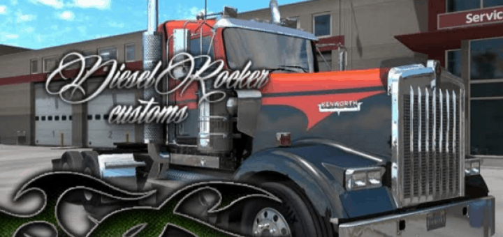 Peterbilt Custom Rig Skin Mod - American Truck Simulator mod | ATS mod