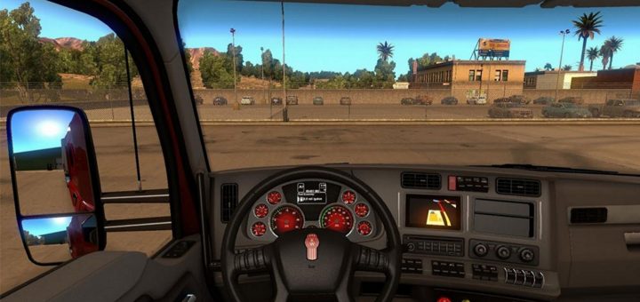 Deep blue dashboard backlight for Peterbilt 389 - American Truck ...