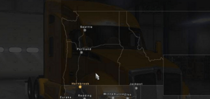 American Truck Simulator - California and Nevada Maps - American Truck ...