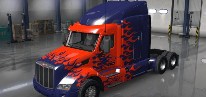 Peterbilt 389 Low Life skin Mod - American Truck Simulator mod | ATS mod