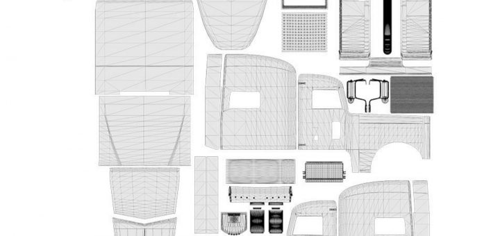 Truck Paint Job Templates ATS - American Truck Simulator mod | ATS mod