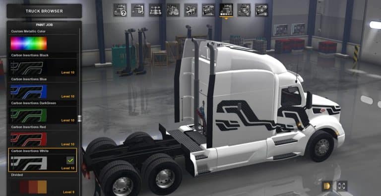 Peterbilt 579 Carbon Insertions Skin Pack for ATS (3) - American Truck ...