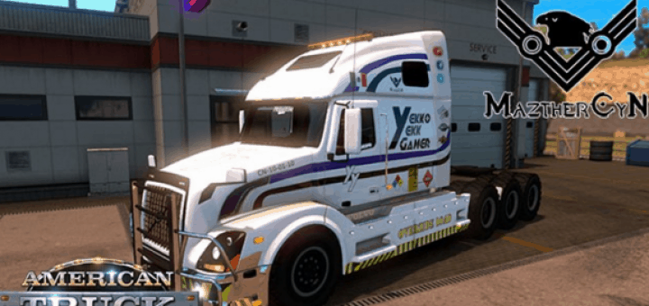 Purple Flame Truck Skin for vipers 389 ATS - American Truck Simulator ...