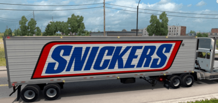 Rusty SCS Box Trailer v1.0 - American Truck Simulator mod | ATS mod