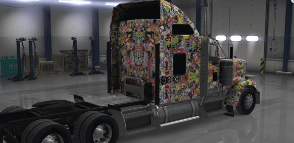 Sticker Bomb Skin Pack – For all 3 ATS trucks mod-2 - American Truck ...