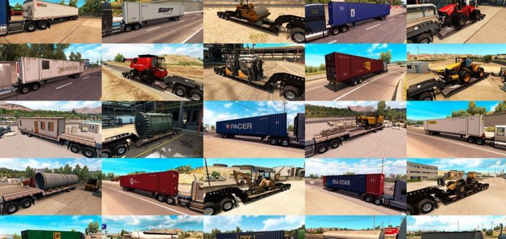 Transportation Curtainsider Trailers Skin Pack for ATS - American Truck ...