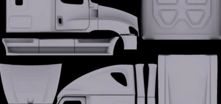 SCS ATS Trucks Templates - American Truck Simulator mod | ATS mod