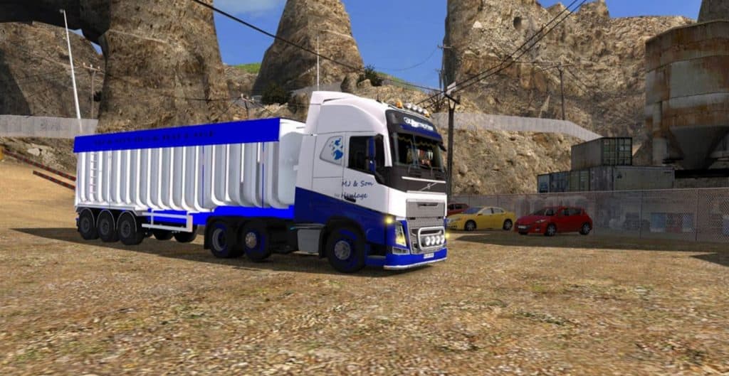 Grain Tipper Trailer - American Truck Simulator mod | ATS mod