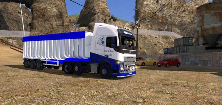 Grain Tipper Trailer - American Truck Simulator mods | ATS mods