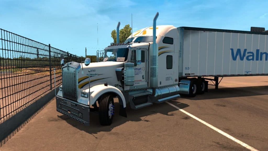 UNCLE D LOGISTICS WALMART W900 V1.0 SKIN | American Truck Simulator Mod