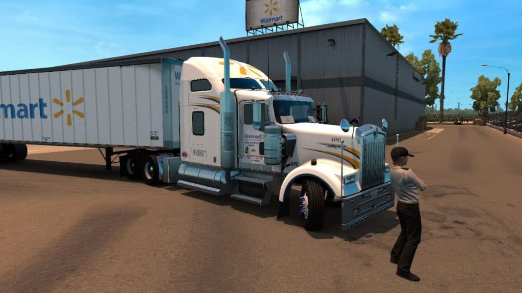 UNCLE D LOGISTICS WALMART W900 V1.0 SKIN (7) - American Truck Simulator ...