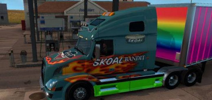 American Truck Simulator Route 66 Skin Mod - American Truck Simulator ...