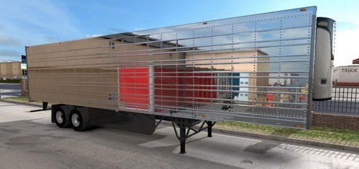 Praxair Gas Trailer Skin v2.0 for ATS | American Truck Simulator Mod