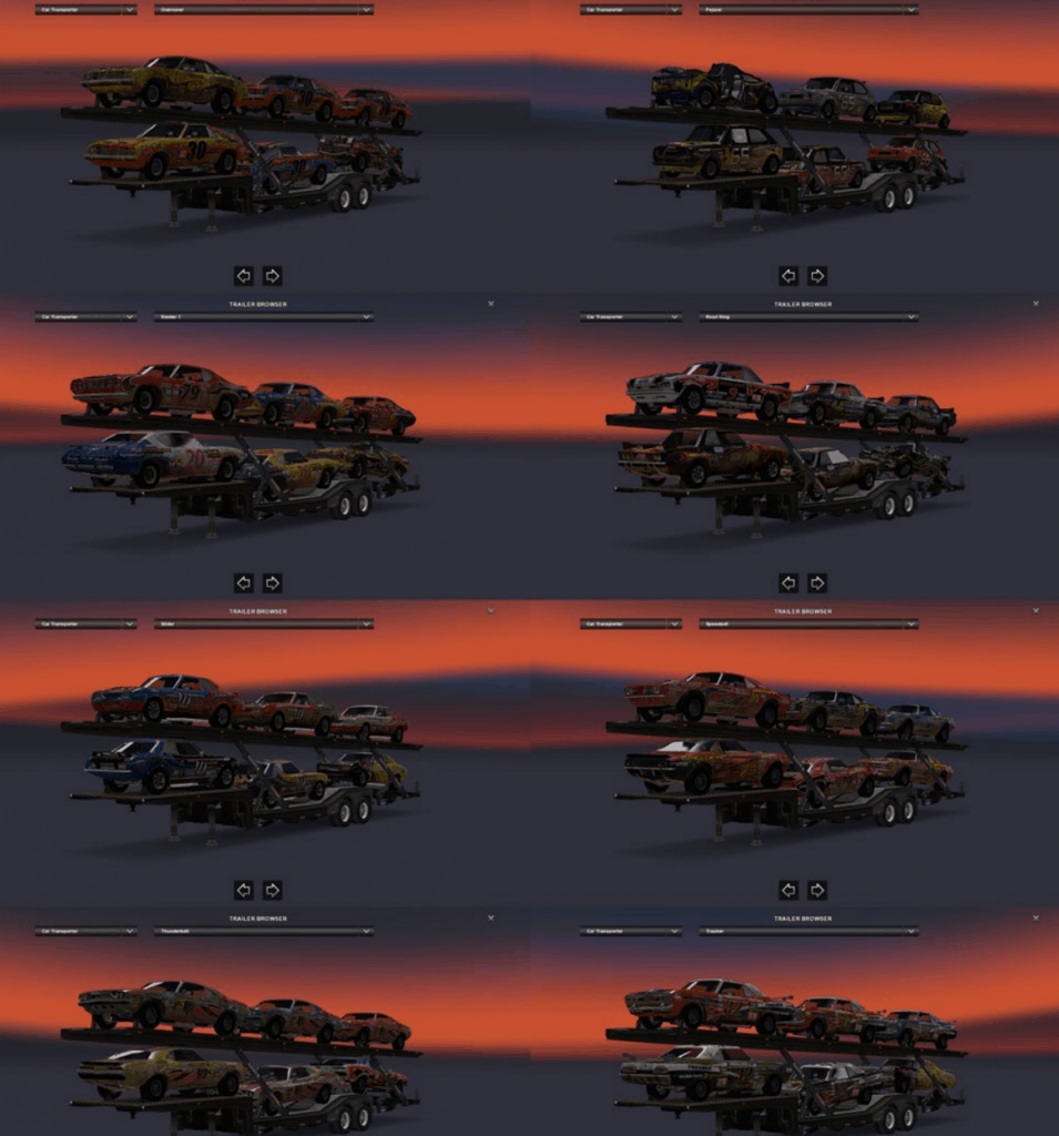 FlatOut Car Transporter Cargo Pack ATS - American Truck Simulator mod ...