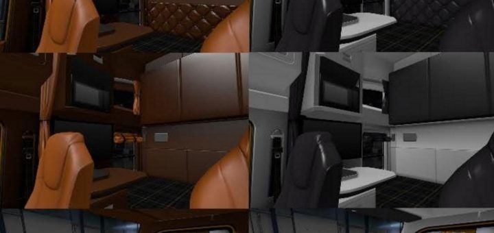 W900 INTERIOR COLORS V1.0 - American Truck Simulator mod | ATS mod