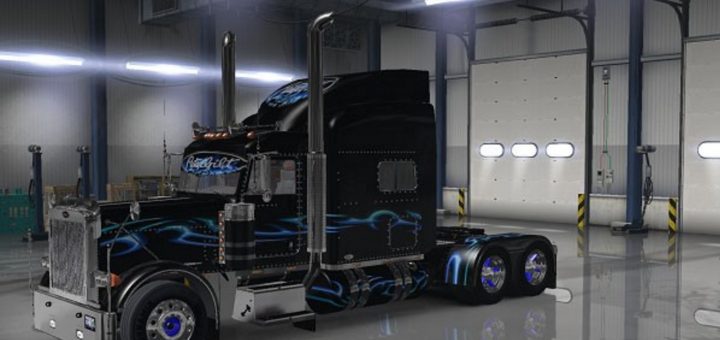 Peterbilt Custom Rig Skin Mod - American Truck Simulator mod | ATS mod